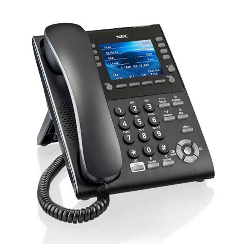NEC DT820 ITY-8LCGX-1 8-Button DESI-Less Display Gigabit IP Phone (BE1 ...