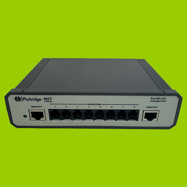 NVT Phybridge 8-Port Long Reach PoE Unmanaged Switch - NV-PL-08 – Atlas ...