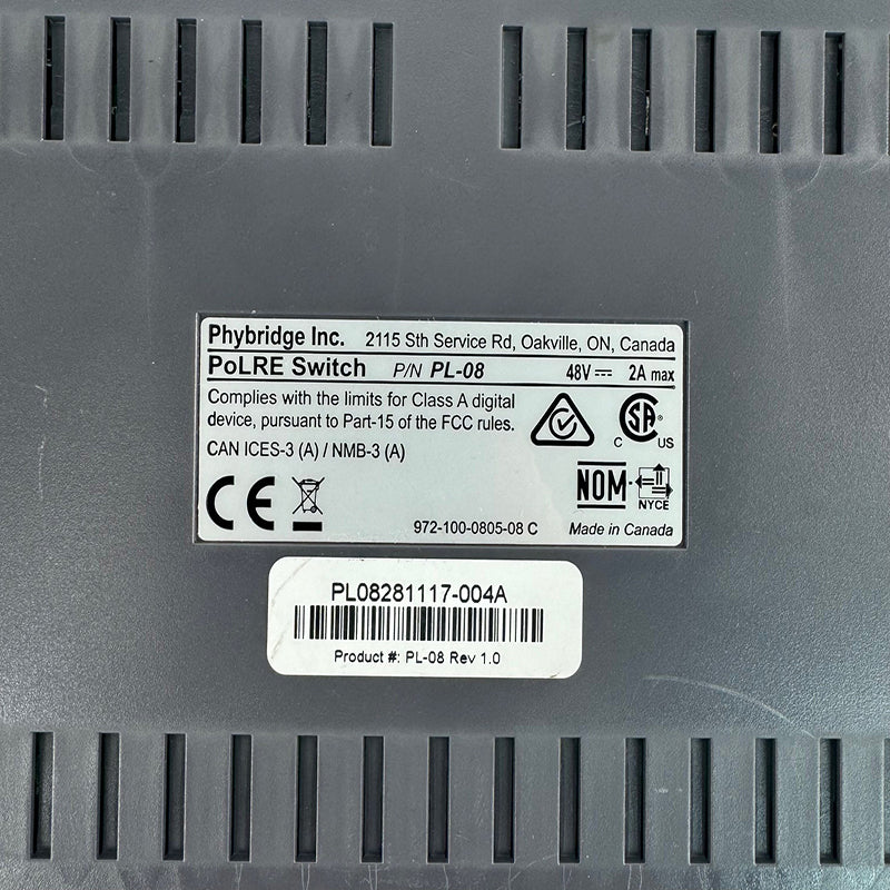 NVT Phybridge 8-Port Long Reach PoE Unmanaged Switch - NV-PL-08 – Atlas ...