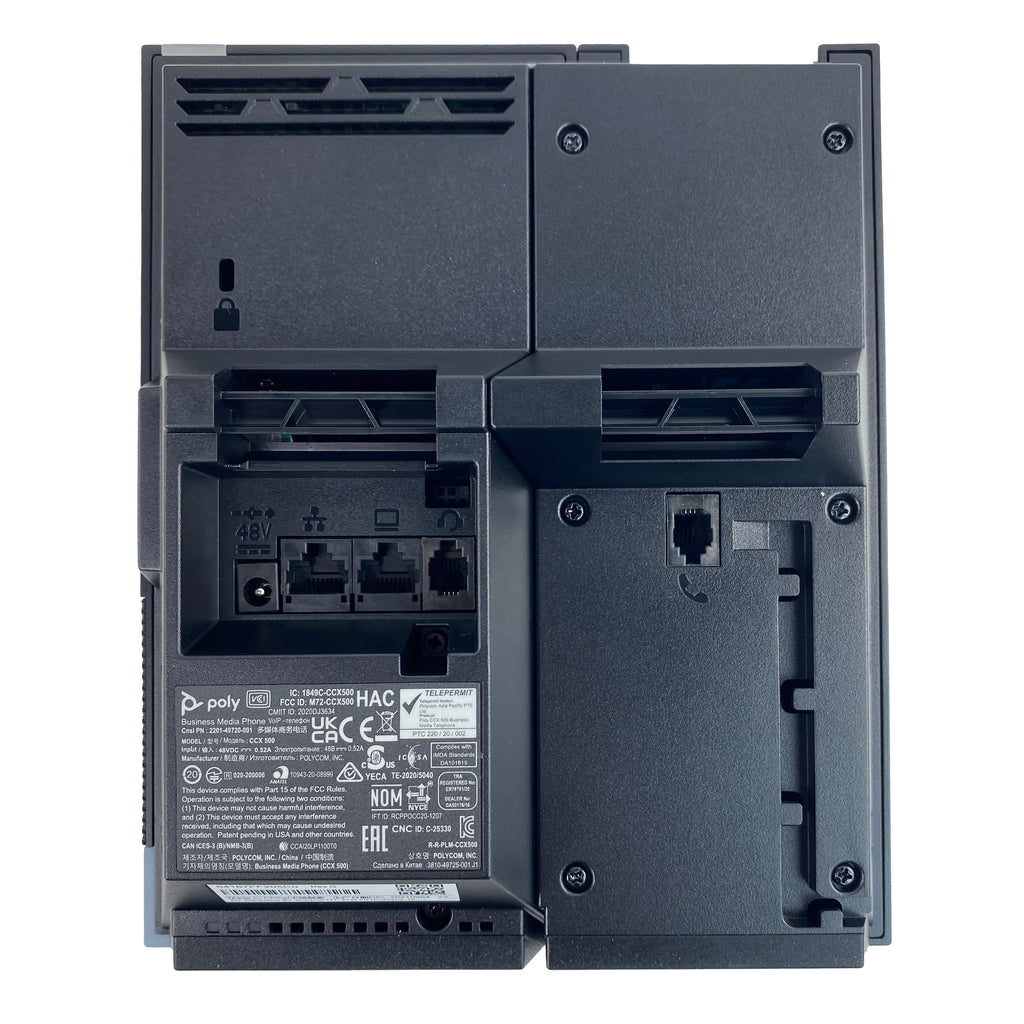 Polycom CCX 500 VoIP Phone (Microsoft Teams) (2200-49720-019) – Atlas ...