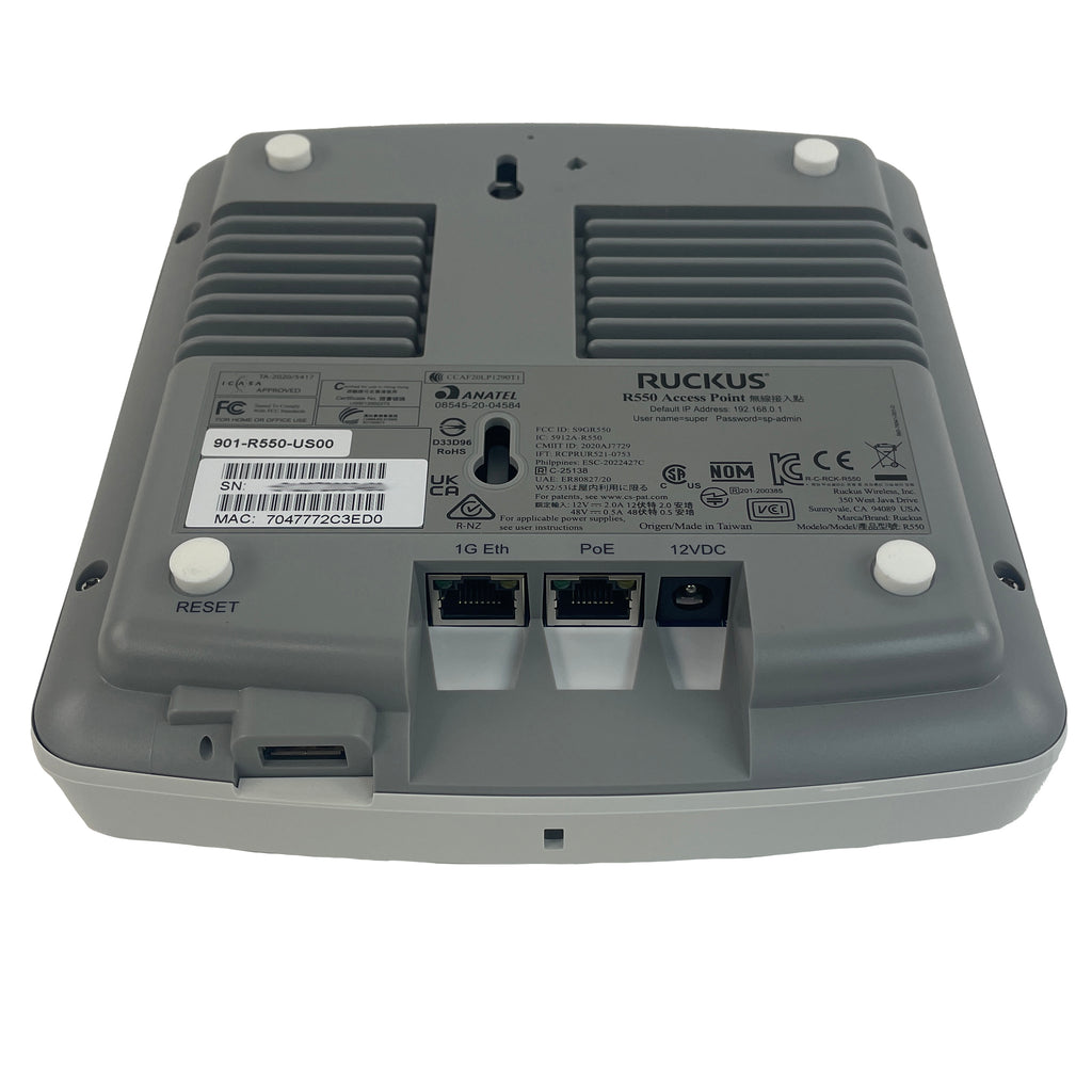 Ruckus R550 Wi-Fi Access Point (901-R550-US00) – Atlas Phones