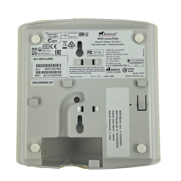 Ruckus R510 Unleashed Wave 2 Wi-Fi Access Point (9U1-R510) – Atlas Phones