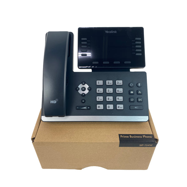 Yealink SIP-T54W Gigabit IP Phone WITH POWER – Atlas Phones