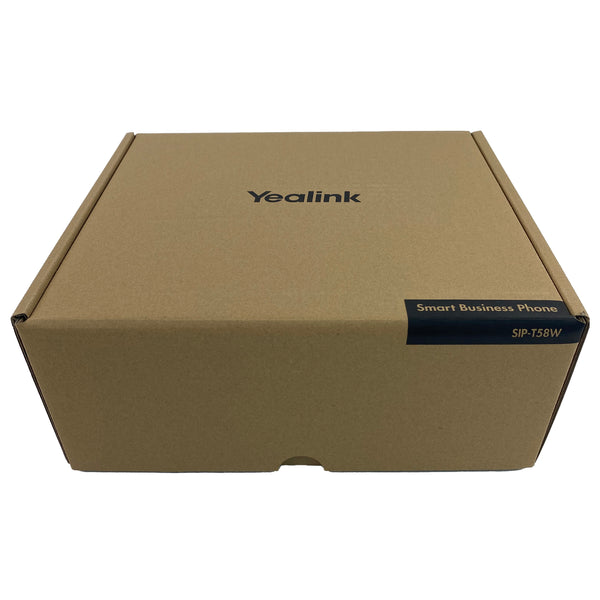 Yealink T58W Pro Gigabit IP Phone - SIP-T58W-PRO - with Bluetooth Hand ...