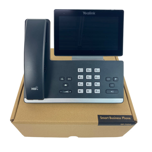 Yealink T58W Pro Gigabit IP Phone - SIP-T58W-PRO - with Bluetooth Hand ...