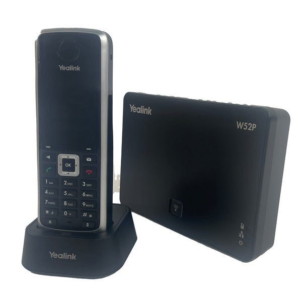 Yealink W52P Wireless DECT IP Phone with Base – Atlas Phones