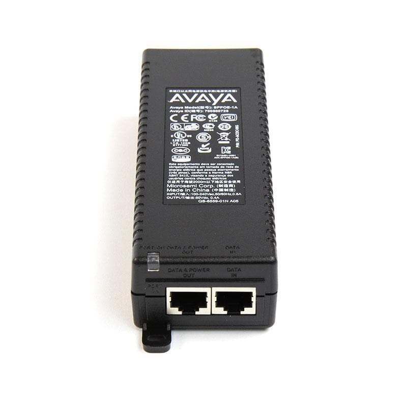 Avaya IP Phone Single Port PoE Injector SPPOE-1A (700500725) – Atlas Phones