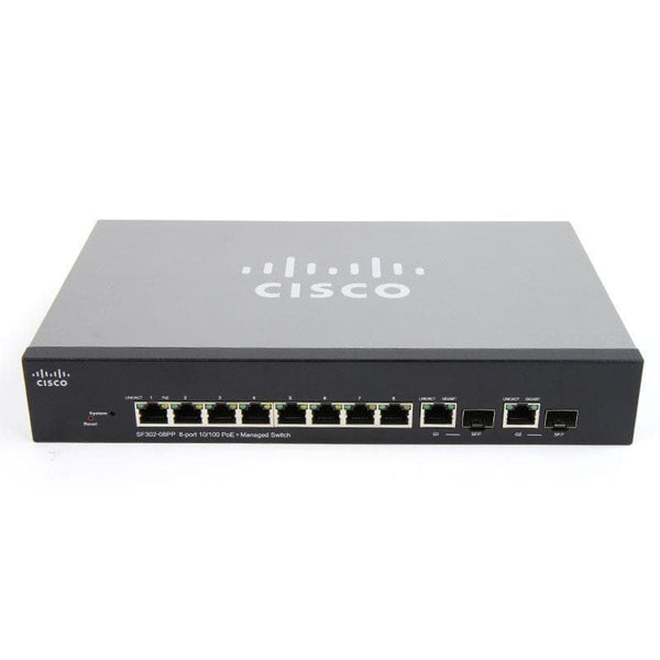 Cisco SF302-08PP-K9-NA 8-Port Managed L3 Switch – Atlas Phones
