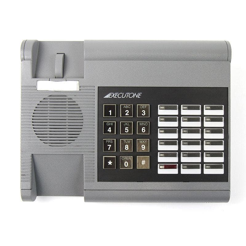 Executone Model 18 Telephone Charcoal (84700) – Atlas Phones