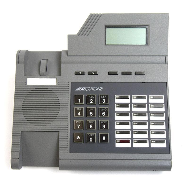 Executone Model 64 Telephone Charcoal (84600) – Atlas Phones