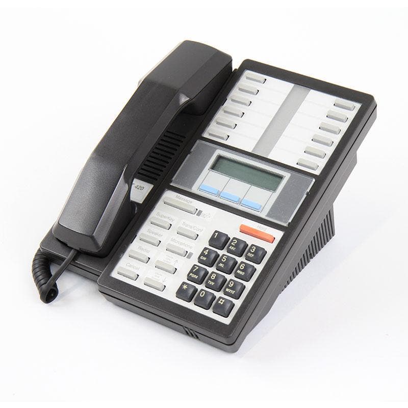Mitel Superset 420 Digital Phone Dark Gray (9115-000-200) – Atlas Phones