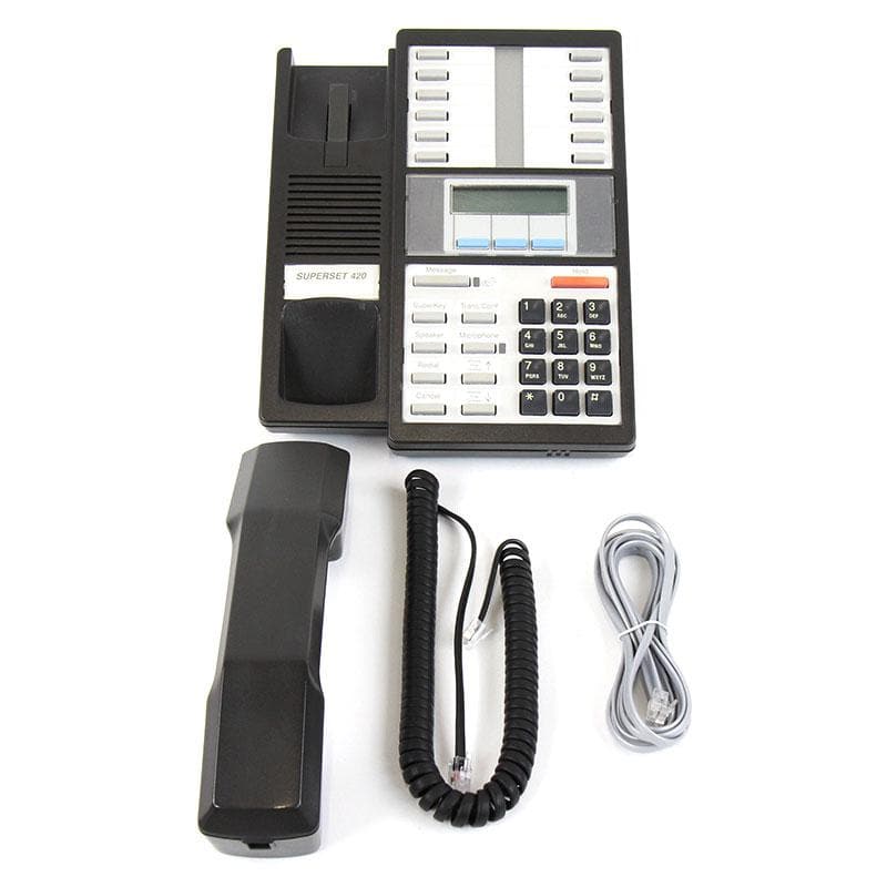 Mitel Superset 420 Digital Phone Dark Gray (9115-000-200) – Atlas Phones