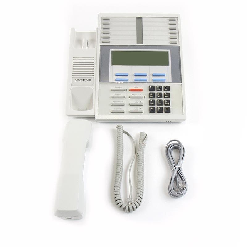 Mitel Superset 430 Digital Phone Light Gray (9116-000-100) – Atlas Phones