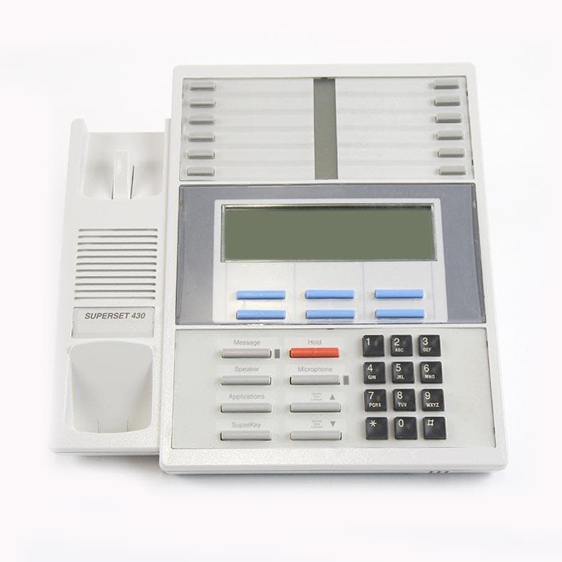 Mitel Superset 430 Digital Phone Light Gray (9116-000-100) – Atlas Phones