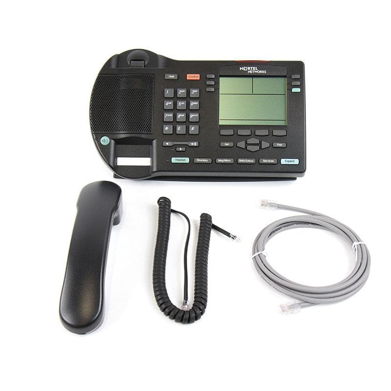 Nortel i2004 IP Phone w/ Black Bezel (NTDU92AC) – Atlas Phones