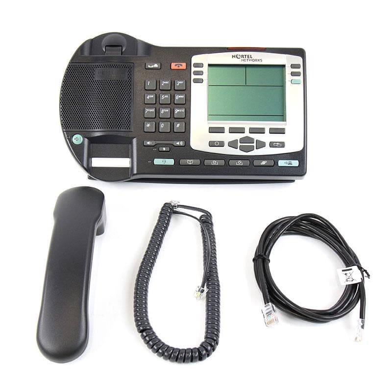 Nortel i2004 IP Phone w/ Silver Bezel (NTDU92BC) – Atlas Phones