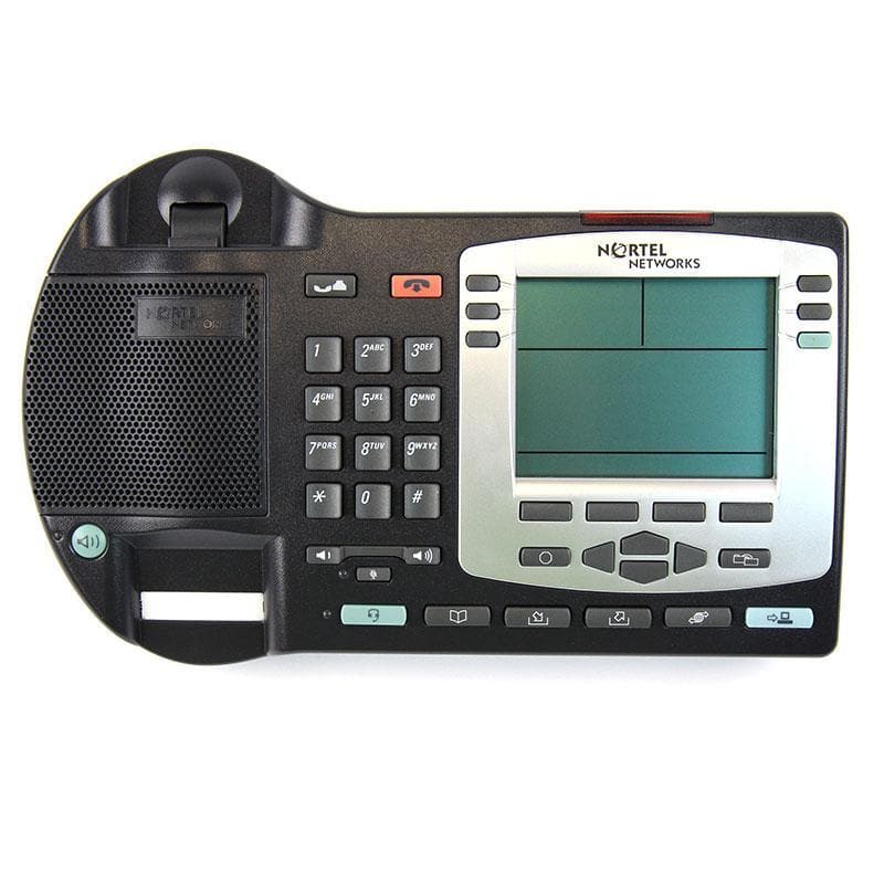 Nortel i2004 IP Phone w/ Silver Bezel (NTDU92BC) – Atlas Phones