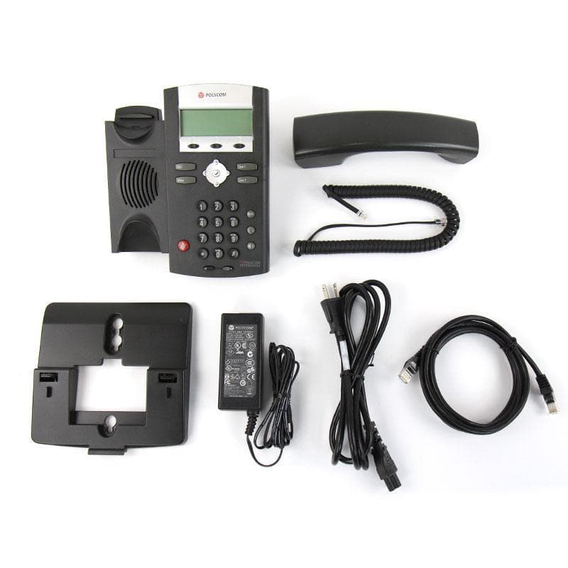 Polycom SoundPoint 321 IP Phone w/ AC (2200-11360-001) – Atlas Phones