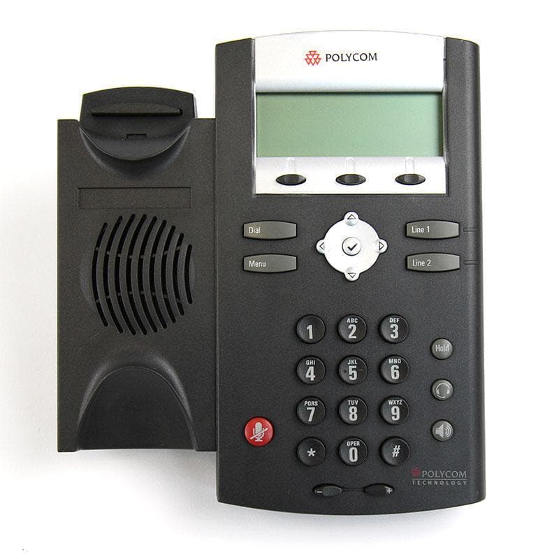 Polycom SoundPoint 321 IP Phone w/ AC (2200-11360-001) – Atlas Phones