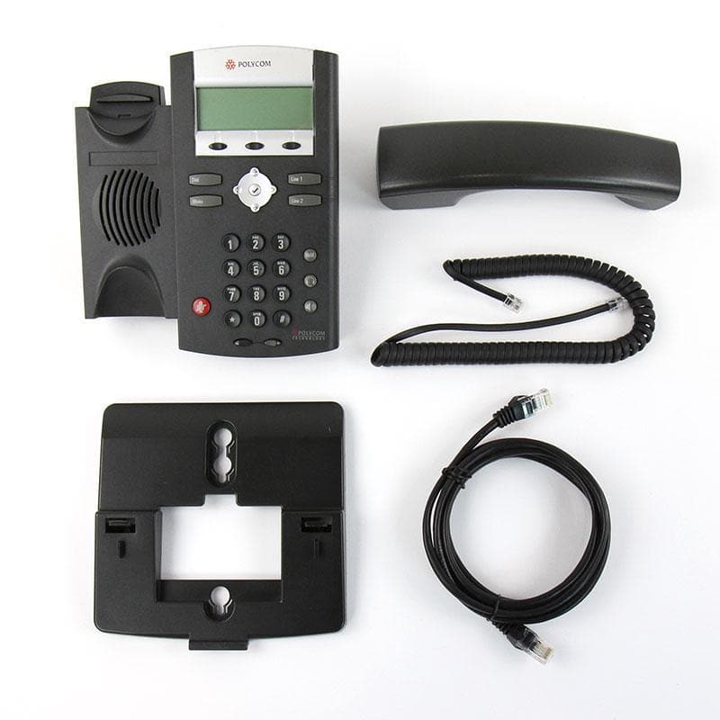 Polycom SoundPoint 321 IP Phone PoE (2200-12360-025) – Atlas Phones