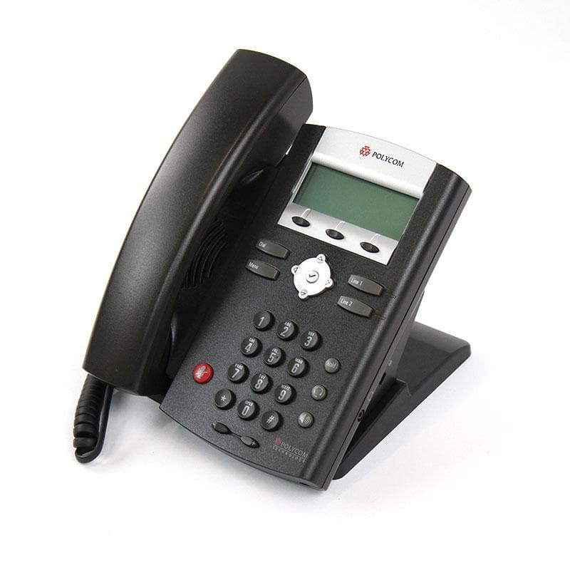 Polycom SoundPoint 331 IP Phone w/ AC (2200-12365-001) – Atlas Phones