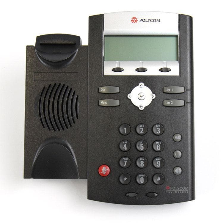Polycom SoundPoint 331 IP Phone w/ AC (2200-12365-001) – Atlas Phones