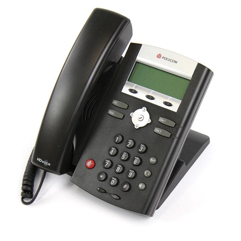 Polycom SoundPoint 335 IP Phone w/ AC (2200-12375-001) – Atlas Phones
