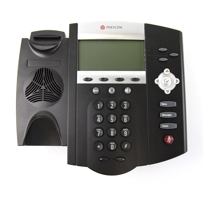 Polycom SoundPoint 450 IP Phone w/ AC (2200-12450-001) – Atlas Phones