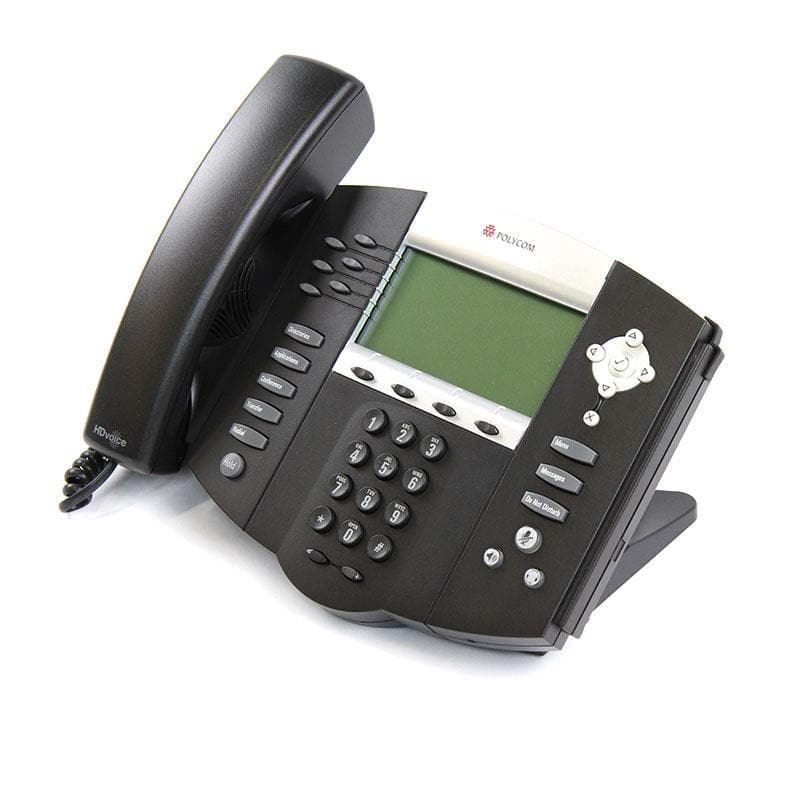 Polycom SoundPoint 650 IP Phone w/ AC (2200-12651-001) – Atlas Phones
