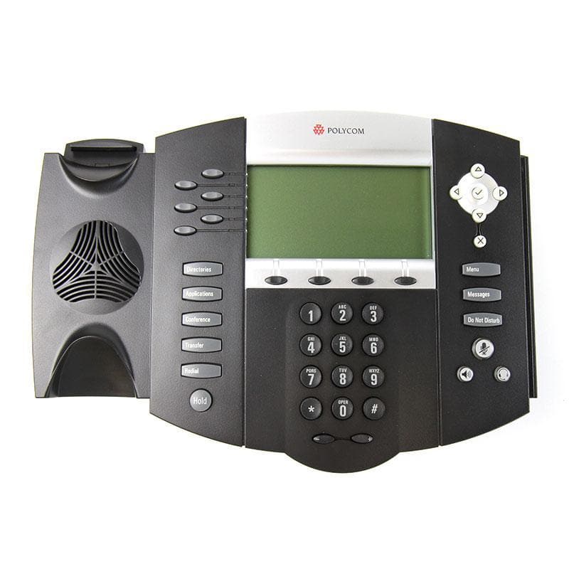 Polycom SoundPoint 650 IP Phone w/ AC (2200-12651-001) – Atlas Phones