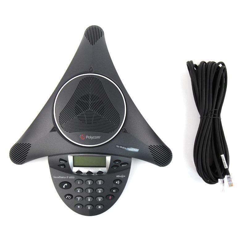 Polycom SoundStation IP 6000 SIP Conference Phone (2200-15600-001 ...