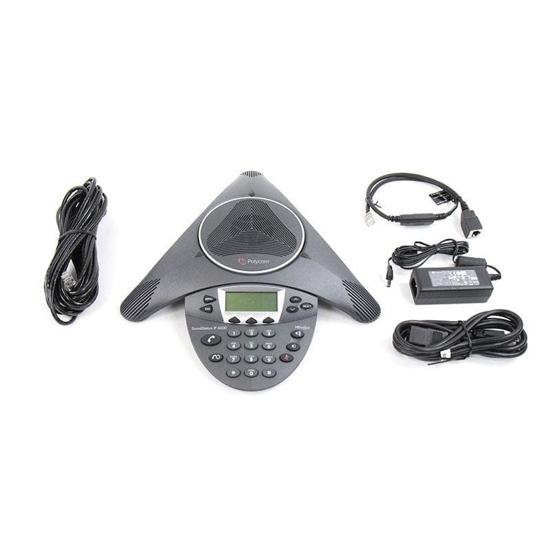 Polycom SoundStation IP 6000 Conference Phone w/ AC (2200-15660-001 ...