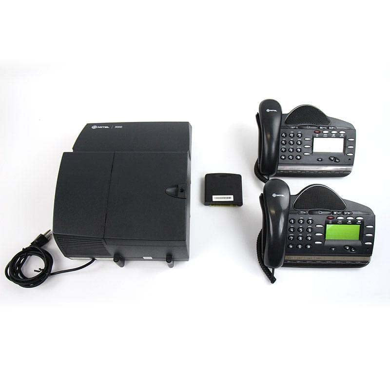 Mitel 3000 System Package 2x8 with two 8-button Phones (50006071 ...
