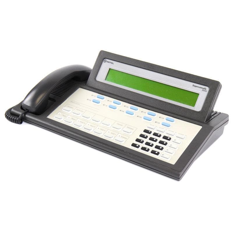 Mitel SuperConsole 1000 Dark Gray Non-Backlit (9189-000-01X) – Atlas Phones