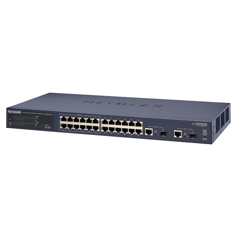 Netgear ProSafe FS726TP 24 Port 10/100 Smart Switch (FS726TP) – Atlas ...
