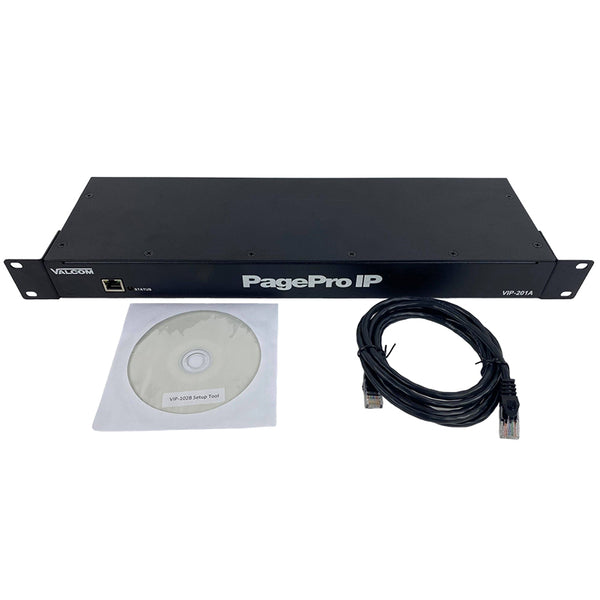 Valcom PagePro VIP-201A SIP Paging Gateway (VIP-201A) – Atlas Phones